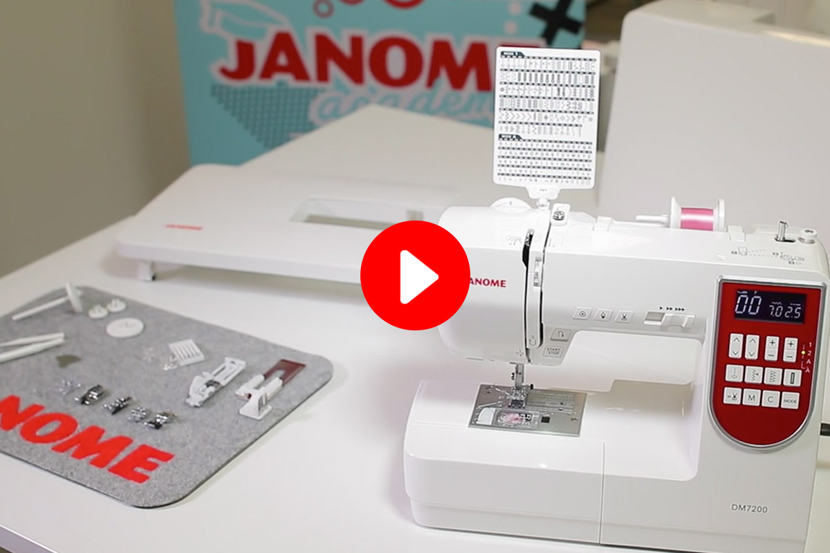 Video tutorial per macchina DM7200 - Janome Shop