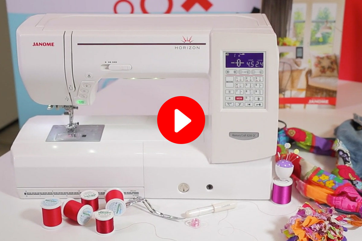 Video tutorial per macchina Memory Craft 8200 QCP - Janome Shop