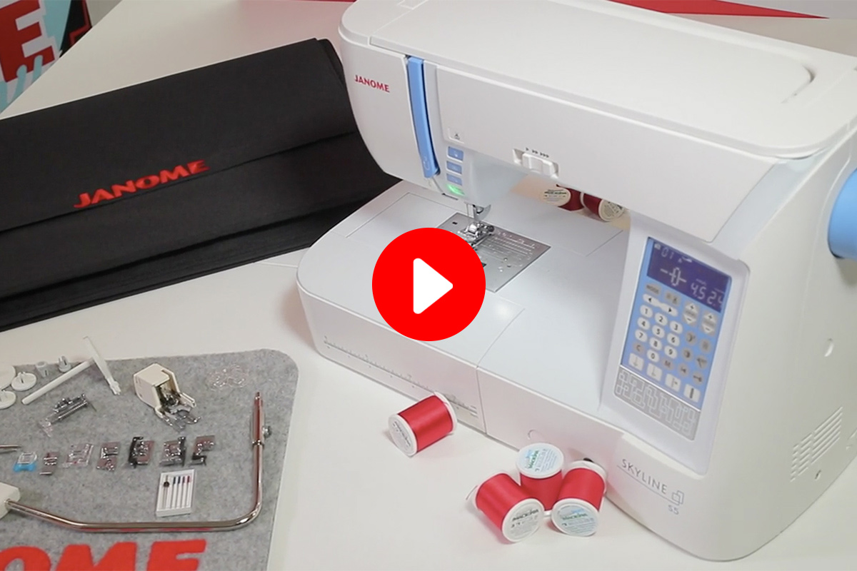 Video tutorial per macchina SKYLINE S5 - Janome Shop
